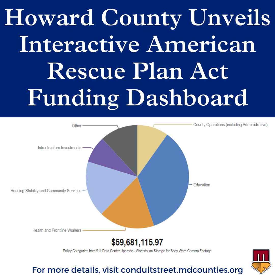 Howard County Unveils Interactive American Rescue Plan Act Funding ...