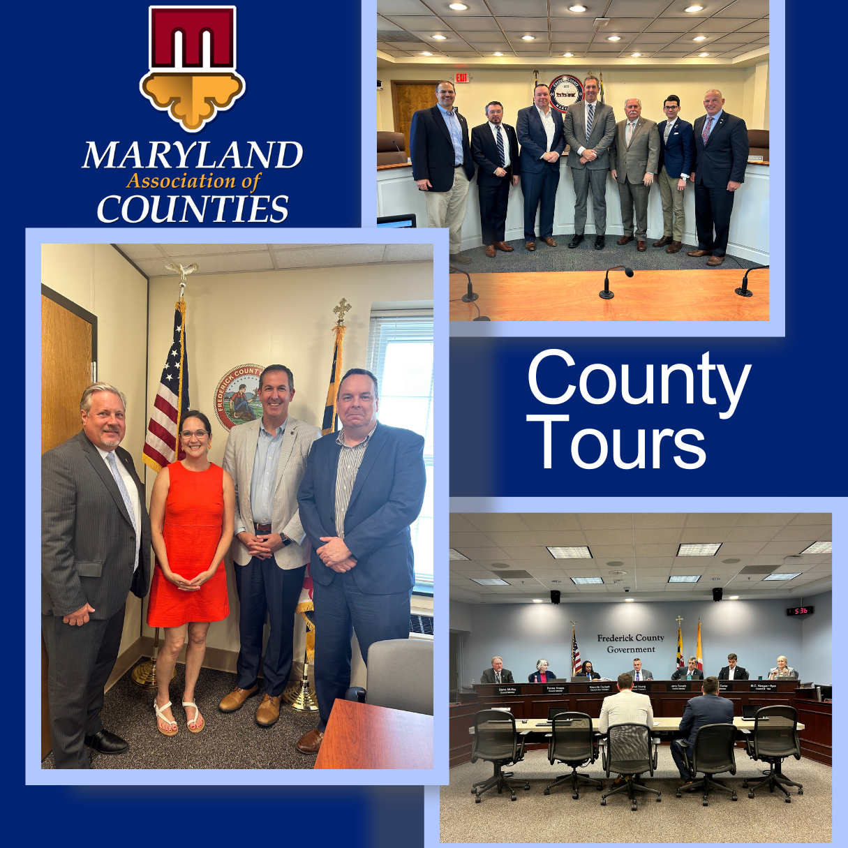 MACo President and Executive Dir Kickoff MD County Tour